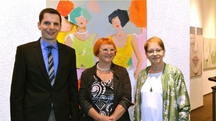 Ausstellung von Anne L. Strunk im Rathaus