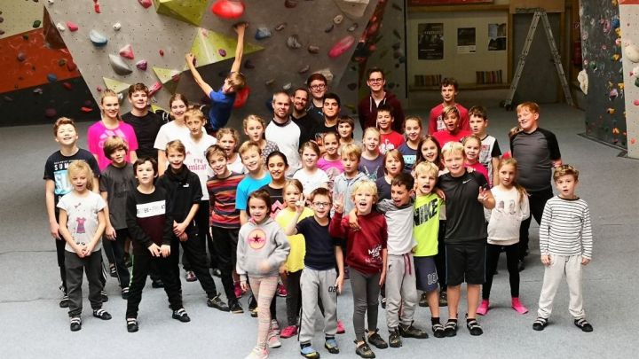 TVA Kids erobern erneut die Blox Boulderhalle in Finnentrop