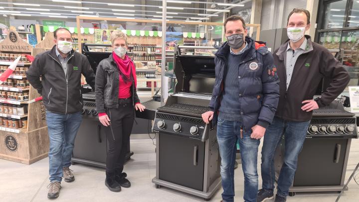 Die Grillsaison kann bei Familie Lüdtke beginnen