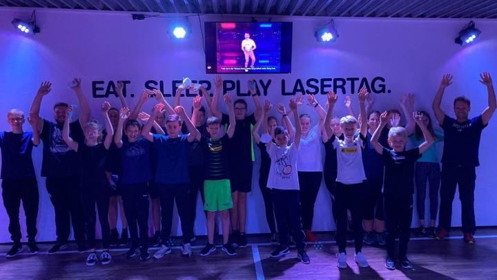 Funky-Fire-Fighters beim Lasertag in Siegen