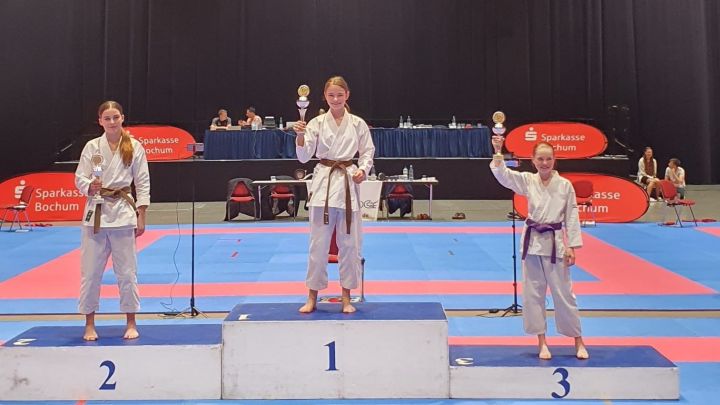 Franka Sommer erreicht dritten Platz für Shotokan Wenden